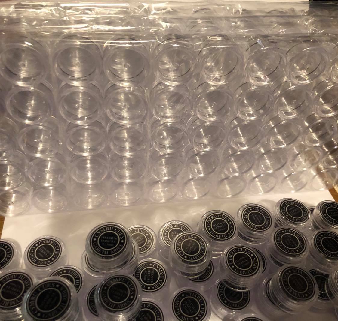 Cymru Cues Titanium Ferrules - Cymru Cues