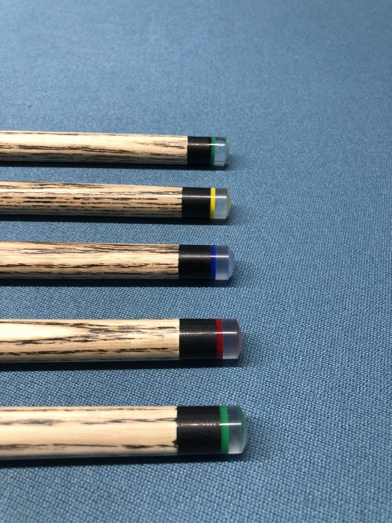 English Pool Break Cues - 1pc New Baize Master Fitted with Cymru Cues ...