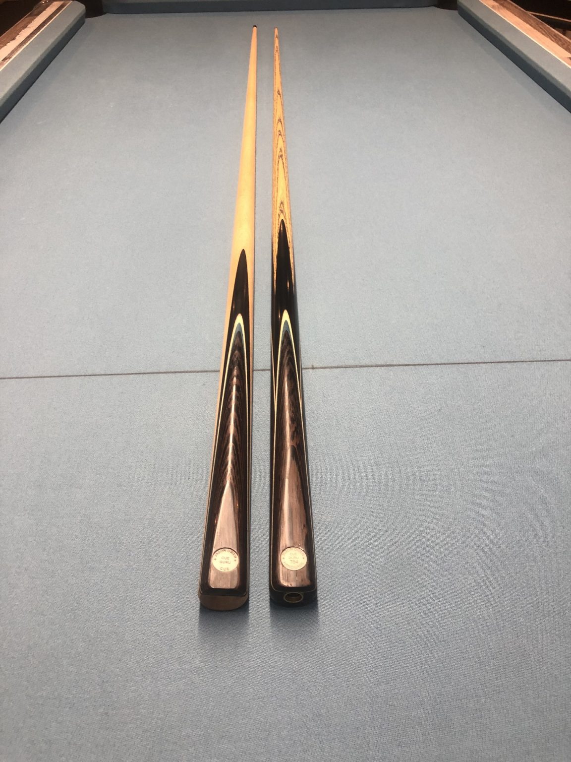 Jason Owen 1pc Ash Pool Cue & Matching Break Cue - Cymru Cues