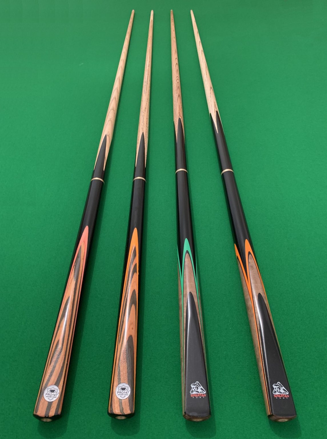 Cheap 3/4 Ash Break Cues - Fitted with our Crystal Clear Break Tips ...