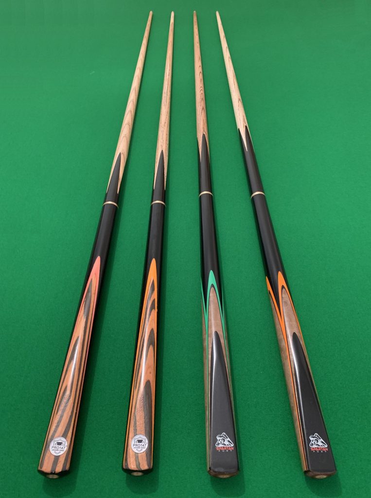 Cheap 3/4 Ash Break Cues - Fitted with our Crystal Clear Break Tips ...