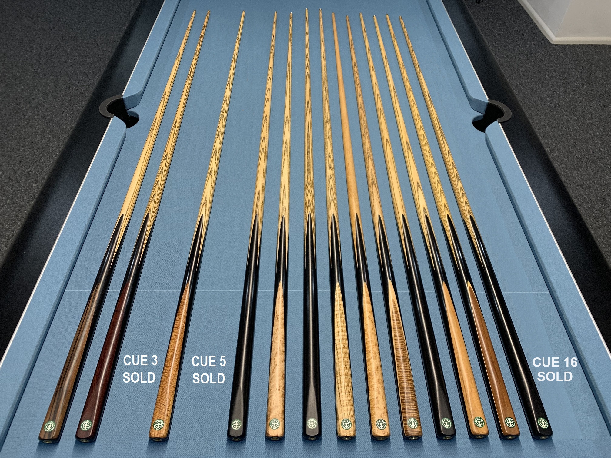 Brand New Precision 1pc Hand Spliced Snooker & Pool Cues - Special ...