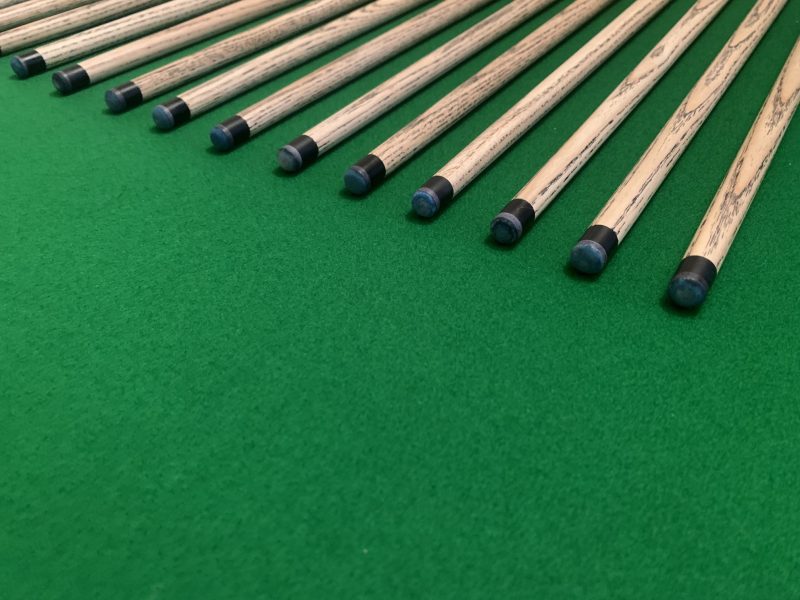 Taylor Made 3/4 Breaking Cues with Ash Shafts - Black Fibre Ferrules - Silky Smooth Finish ...