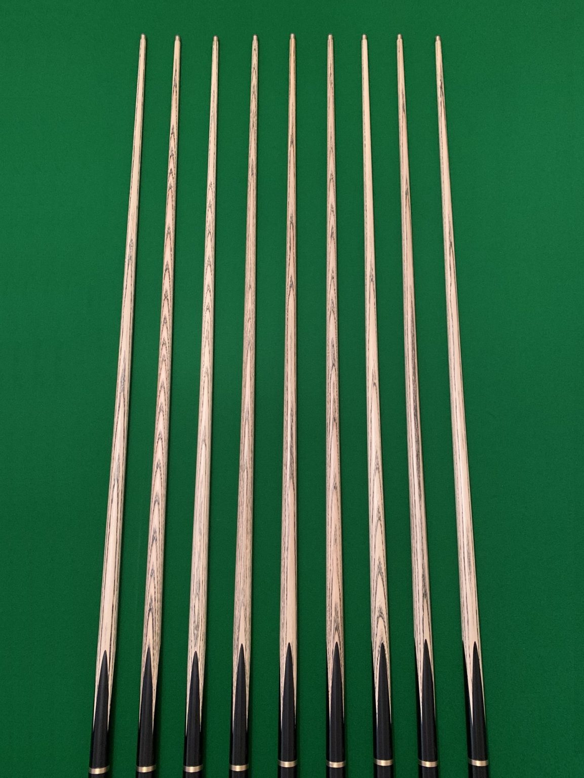 Brand New 3/4 Taylor Made Hand Spliced Snooker Cues with Selected Ash ...