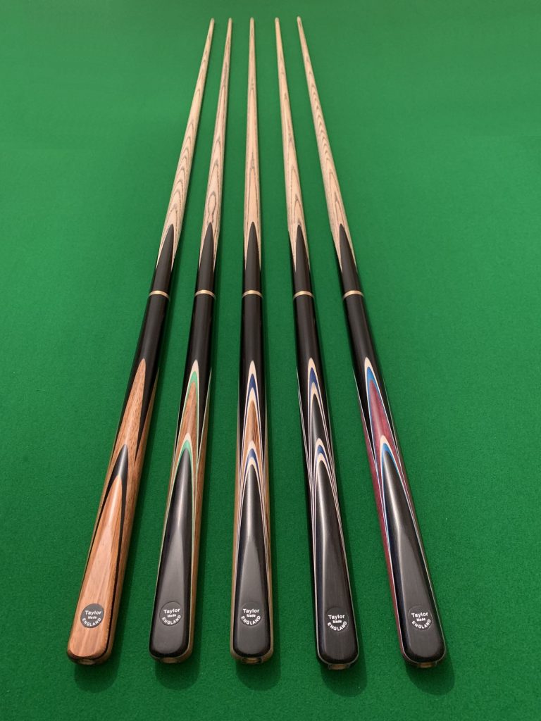 Brand New 3/4 Taylor Made Hand Spliced Pool Cues with Selected Ash ...
