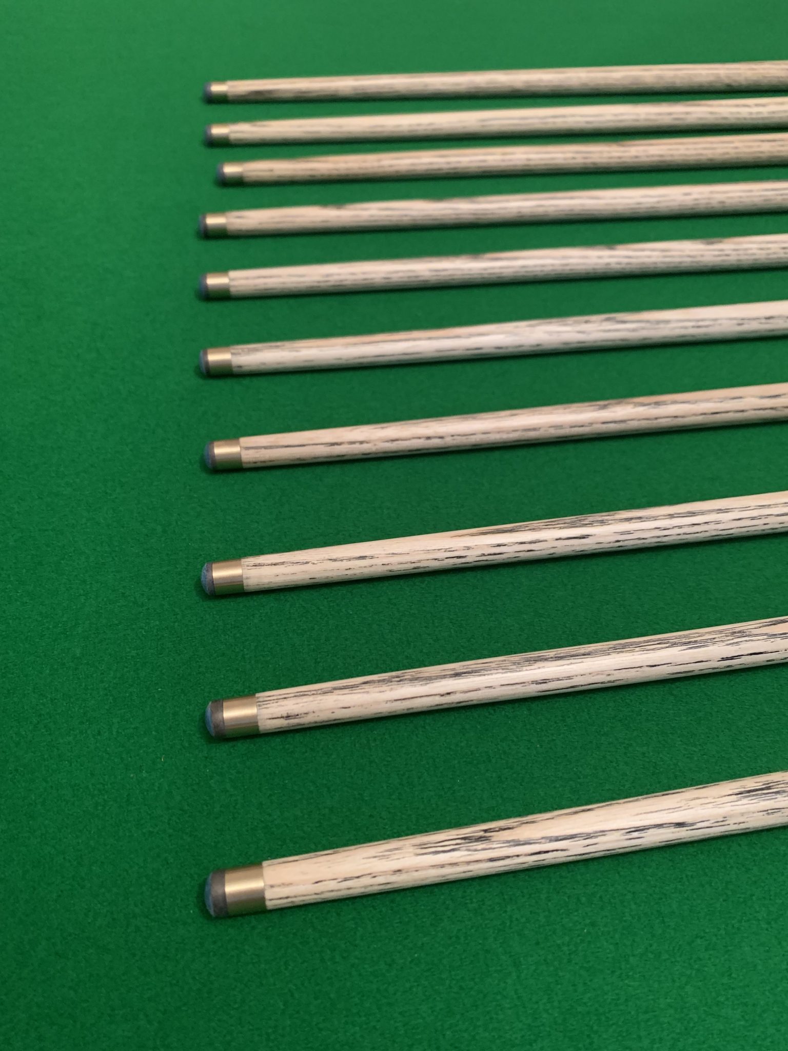 New Design Taylor Made Hand Spliced 3/4 Snooker Cues with Selected Ash ...