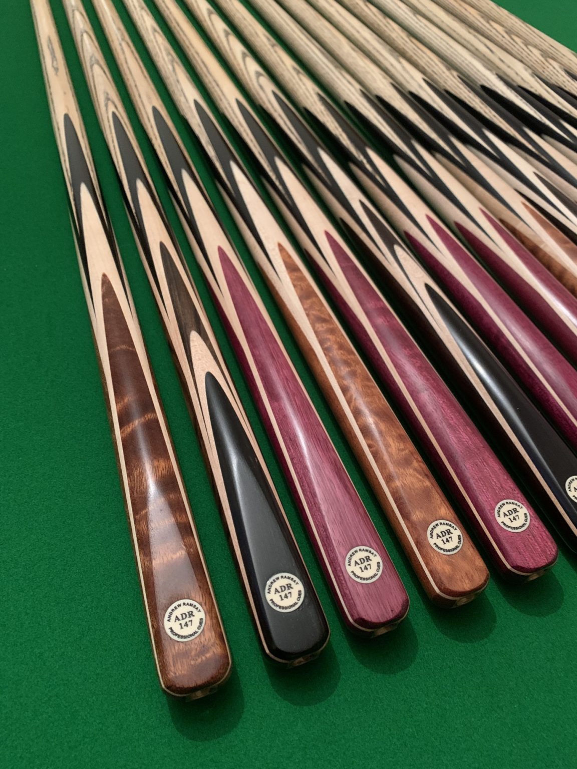 Brand New 1pc ADR147 Hand Spliced Snooker & Pool Cues with Ash Shafts ...