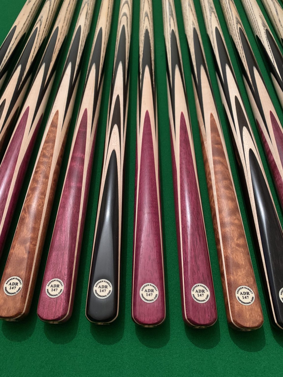 Brand New 1pc ADR147 Hand Spliced Snooker & Pool Cues with Ash Shafts ...