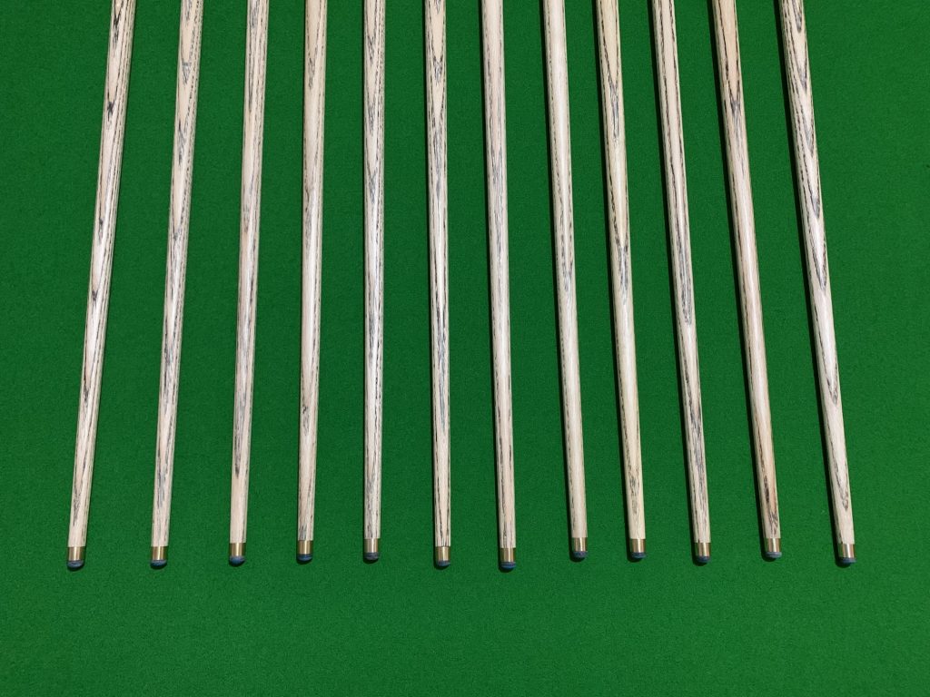 Taylor Made Cues Hand Spliced 3/4 Snooker & Pool Cues with Ash Shafts ...